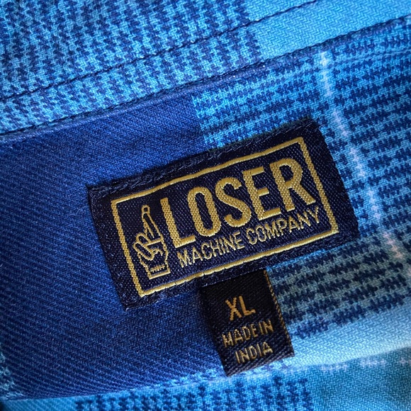 Loser Machine | Shirts | Nwot Mens Loser Machine Plaid Flannel | Poshmark